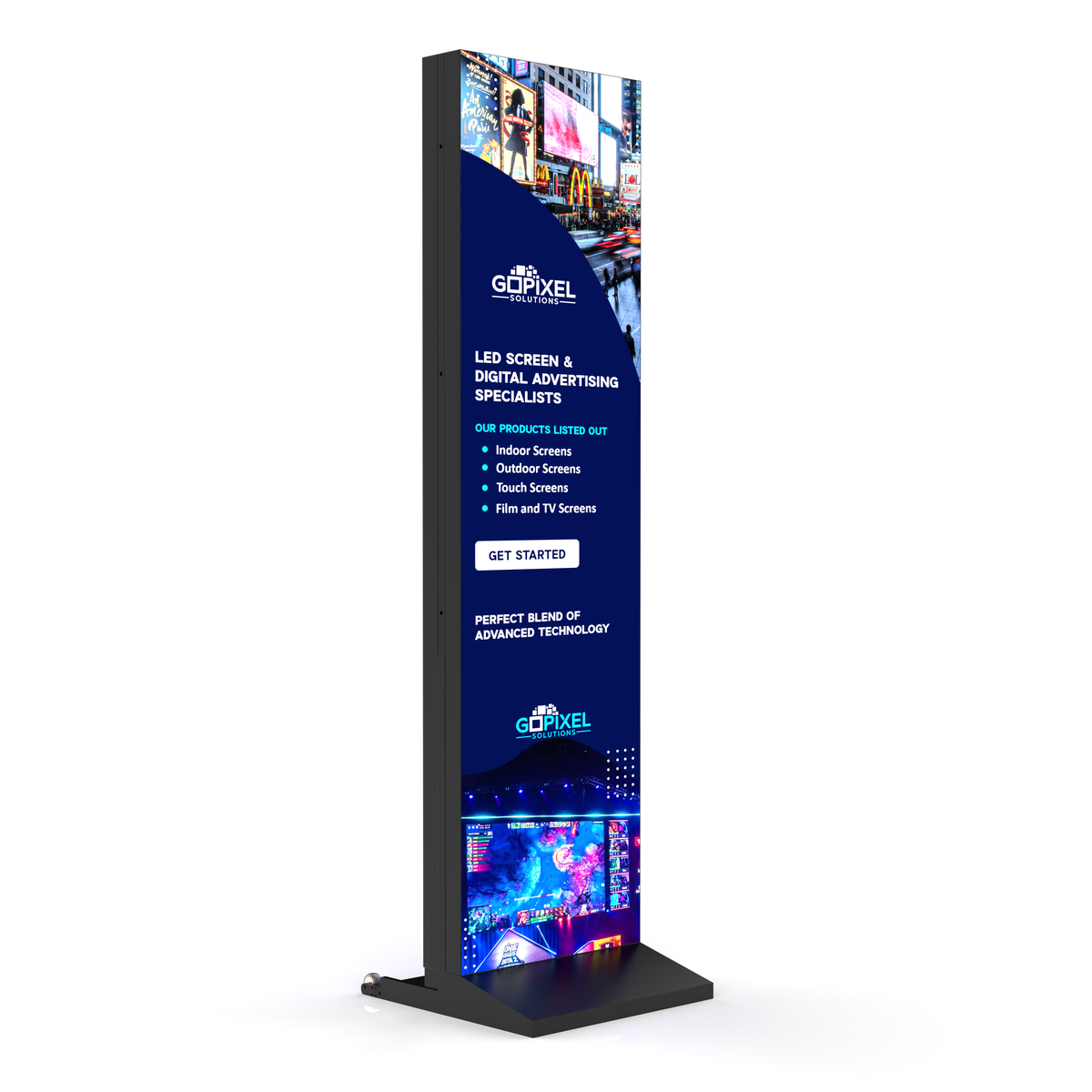 Indoor LED Duel Sided Advertising Poster | Digital Advertising Poster ...