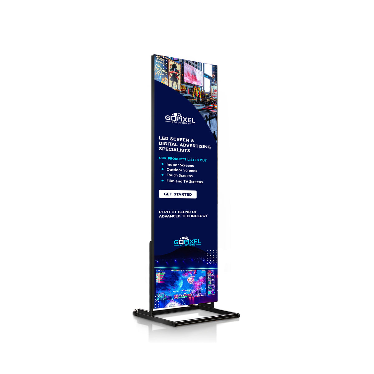 Indoor LED Advertising Poster 6ft x 2ft | Digital Advertising Poster ...